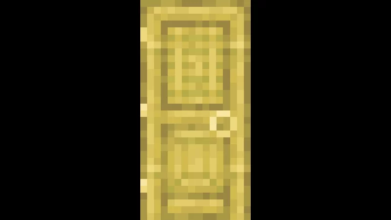 Solid Bamboo Door Minecraft Texture Pack