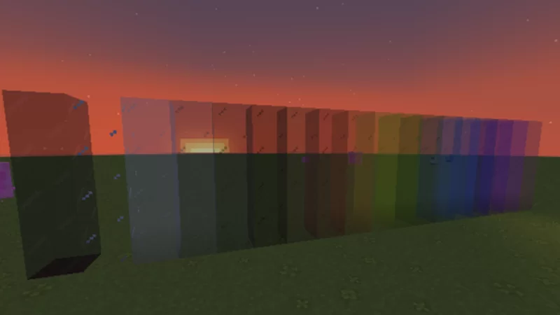 Transparent glass Minecraft Texture Pack