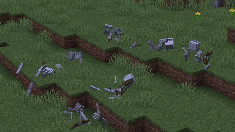 Fresh Skeleton Physics Minecraft Texture Pack