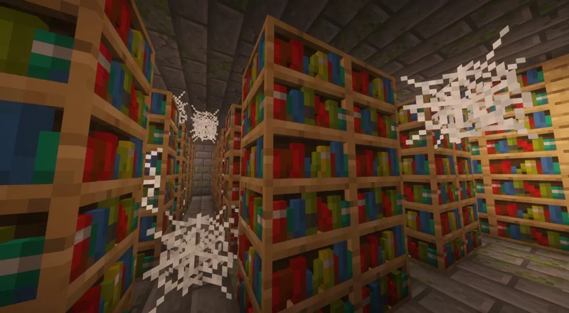 Undopia 3D Bookshelf Minecraft Texture Pack