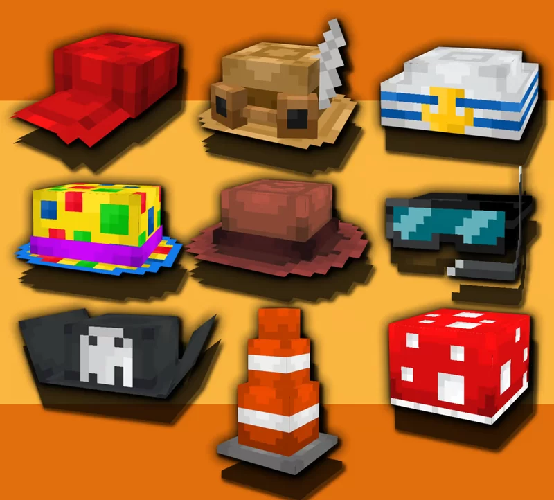 Hat Cosmetics V2 | Download Minecraft Texture Pack
