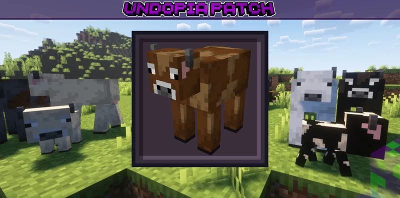 Undopia Cow Skins Minecraft Texture Pack