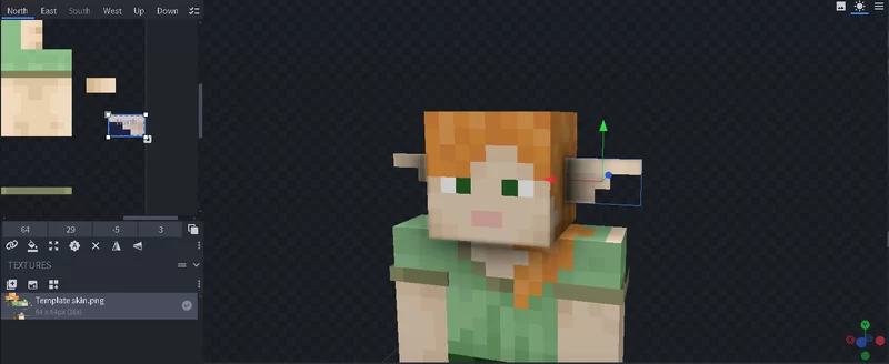 Bedrock Elf Ears For Java (EMF) Minecraft Texture Pack