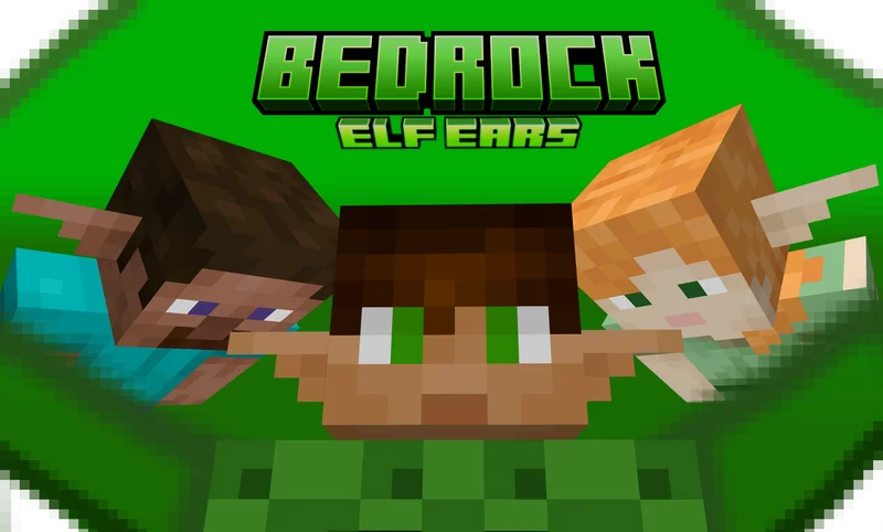 Bedrock Elf Ears For Java (EMF) Minecraft Texture Pack