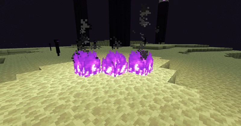 End Fire is Purple Minecraft Texture Pack