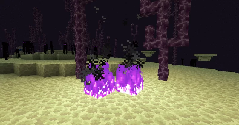 End Fire is Purple Minecraft Texture Pack