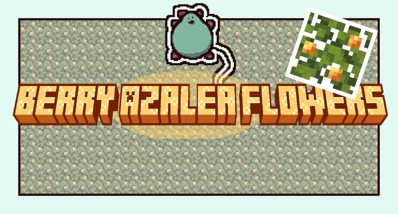 Berry Azalea Flowers Minecraft Texture Pack