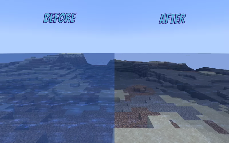 Clearer Water [1.21.9] Minecraft Texture Pack