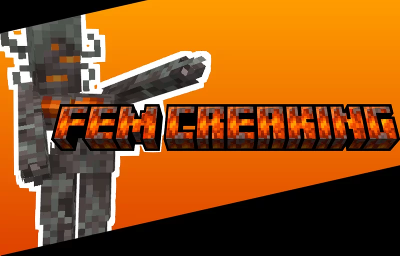 FEMALE CREAKING Bedrock/Java Minecraft Texture Pack