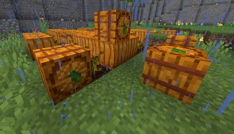 Pumpkin Barrel Minecraft Texture Pack