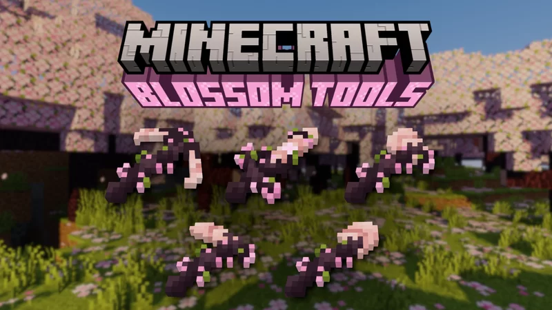 SirRiesling's Cherry Tools Java & Bedrock Minecraft Texture Pack