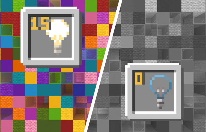 No Light — No Color! Minecraft Texture Pack