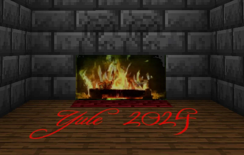 Yule Fire animated painting (sea) Minecraft Texture Pack