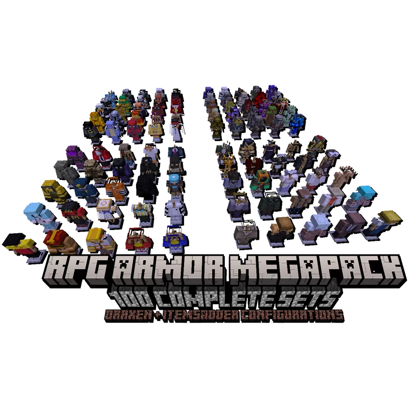 RPG Armor Mega Pack [Oraxen & ItemsAdder Configuration] Minecraft ...