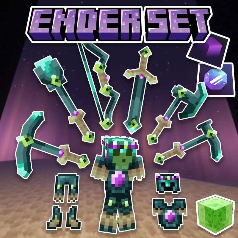 Ender Set Minecraft Texture Pack