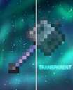 transparent Mace - texture pack Minecraft Texture Pack