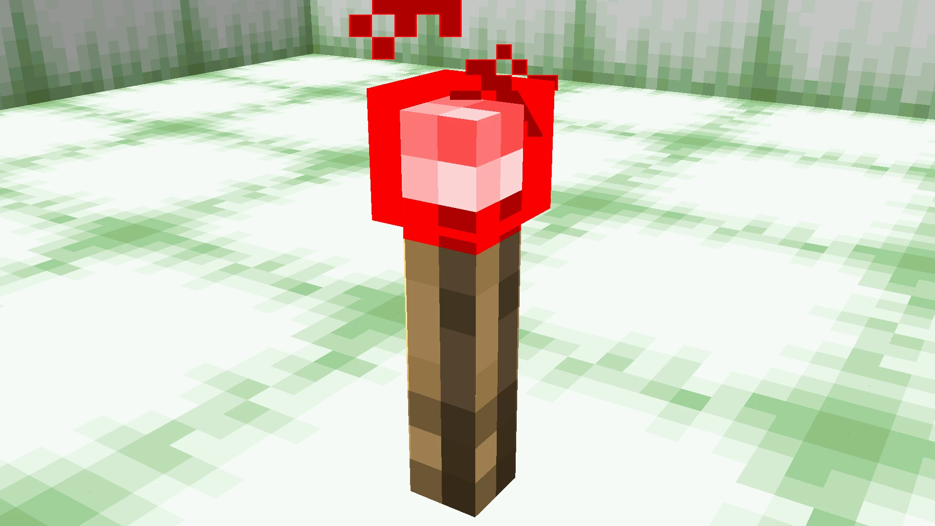 Minecraft Papercraft Redstone Torch