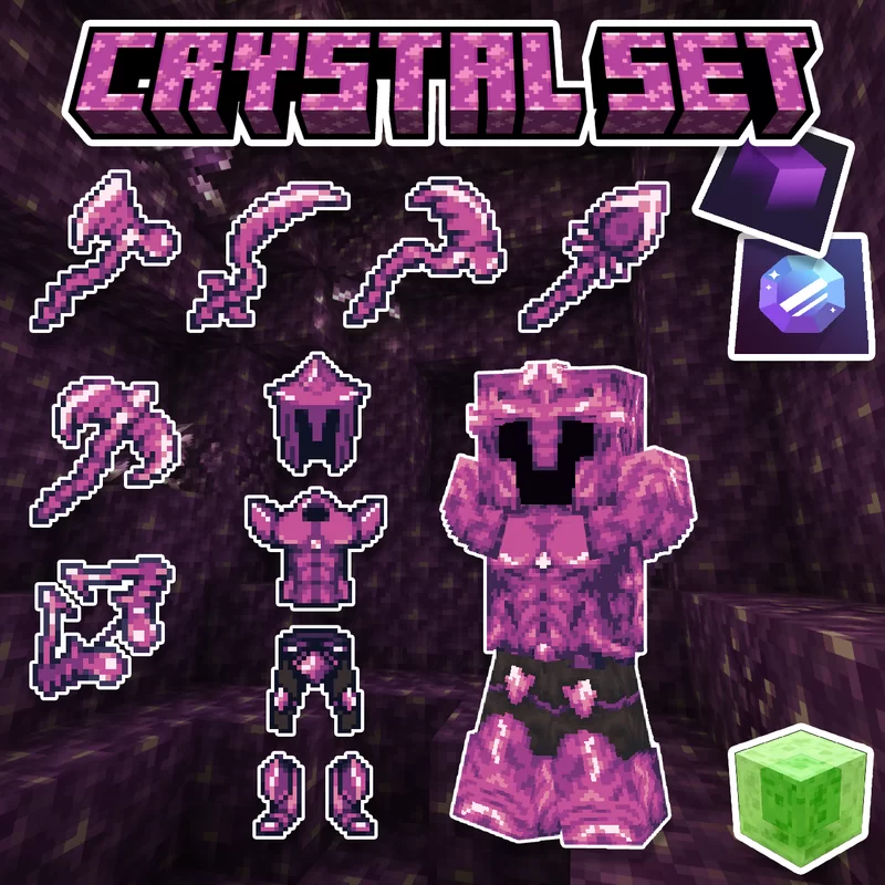 Crystal Set Minecraft Texture Pack