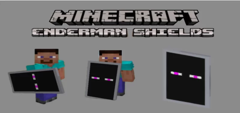 Enderman Shield Minecraft Texture Pack
