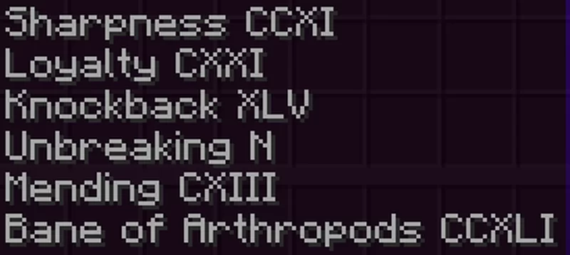 Mo' Roman Numerals Minecraft Texture Pack