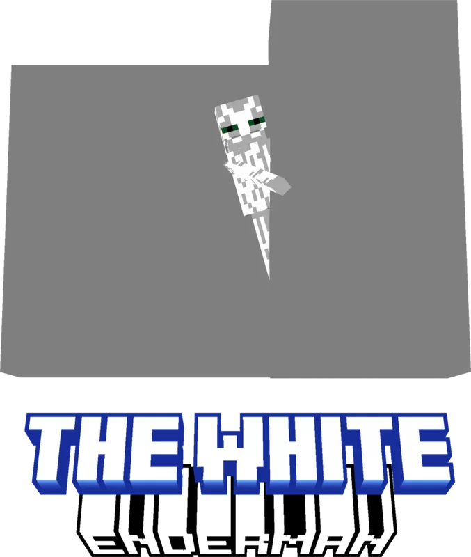 The White Enderman For Bedrock Minecraft Texture Pack