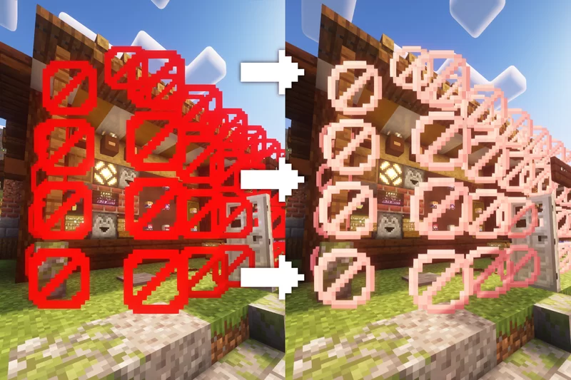 CherryPuff's Pink Barriers 💗 (low-saturation Barriers) Minecraft ...