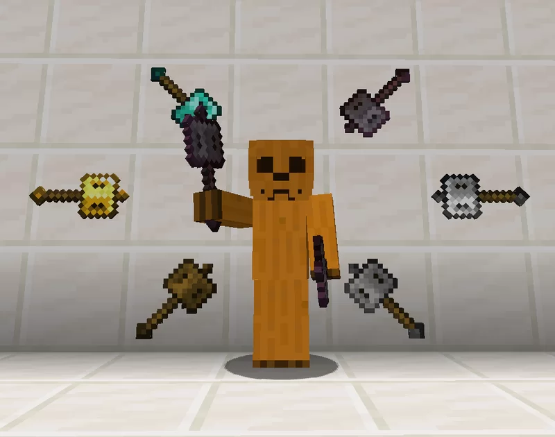 Pumpkin's Swords To Maces Minecraft Texture Pack