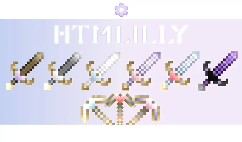 Htmlilly's simple and magical crafting tools Minecraft Texture Pack