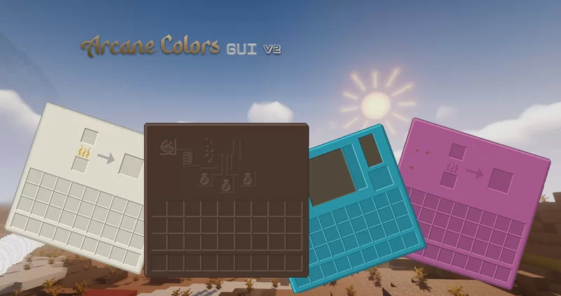 Arcane Colors UI V2 Minecraft Texture Pack