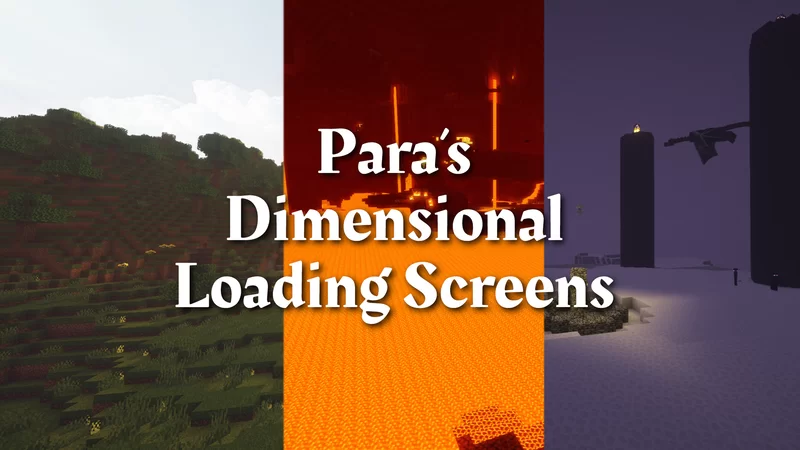 Para's Loading Screens (optifine required) Minecraft Texture Pack