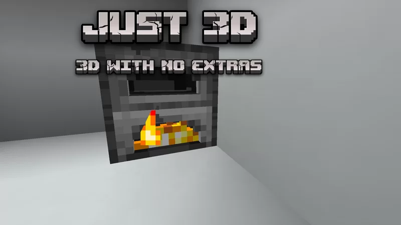 Just 3D Minecraft Texture Pack