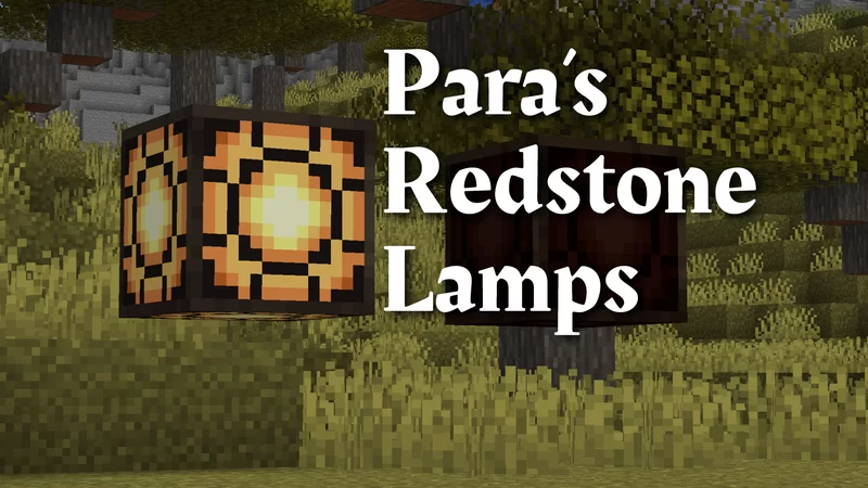 Para's Redstone Lamps Minecraft Texture Pack