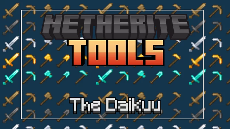 Netherite Tools Minecraft Texture Pack