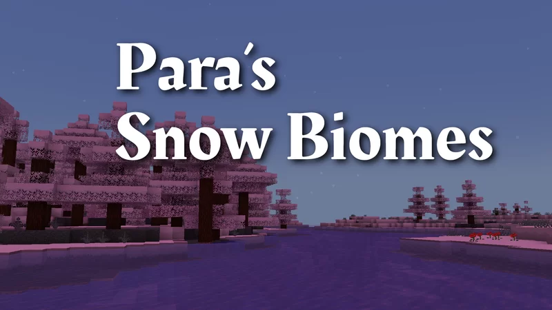 Para's Snow Biome (optifine required) Minecraft Texture Pack