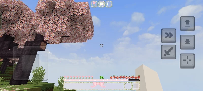 Vines & Flowery Hotbar Minecraft Texture Pack