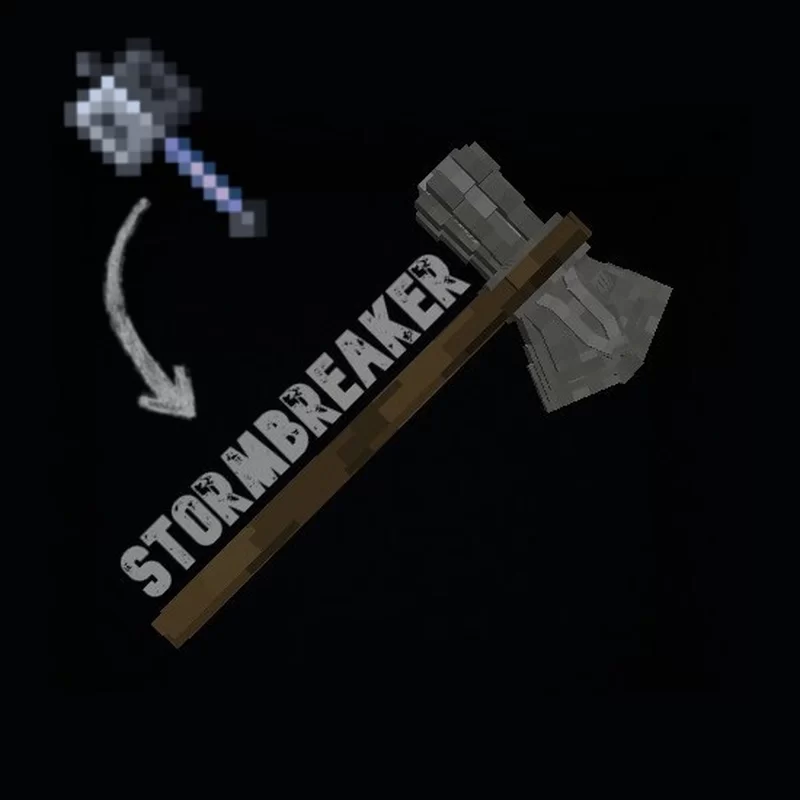 Mace to Stormbreaker Minecraft Texture Pack