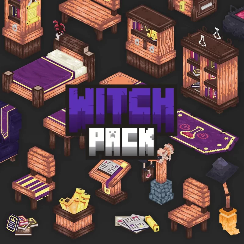 Witch Furniture Pack Minecraft Texture Pack