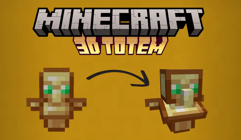 3D Totem Minecraft Texture Pack
