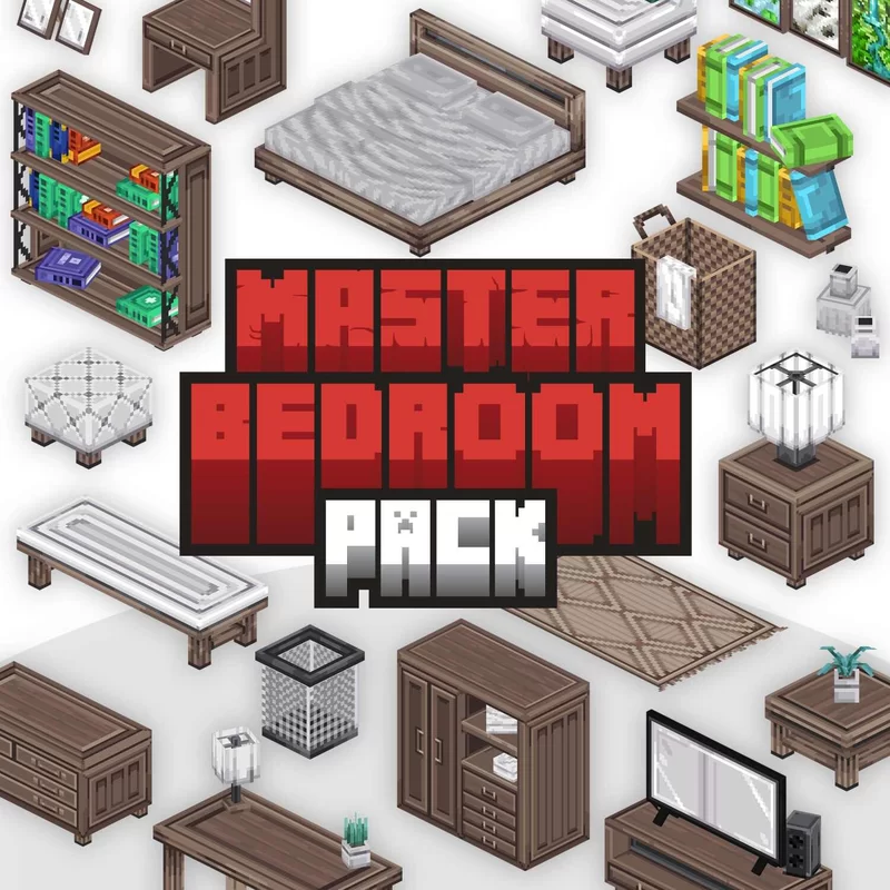Master Bedroom Furniture Pack Minecraft Texture Pack