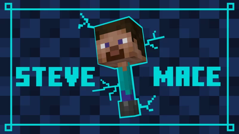 Resource pack by SlashMC: Steve Mace🔨 Minecraft Texture Pack
