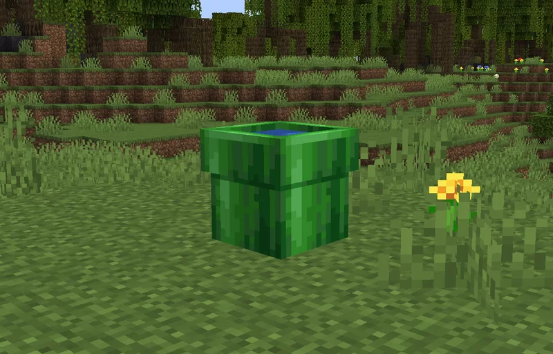 Super Mario - Pipe Cauldron Minecraft Texture Pack