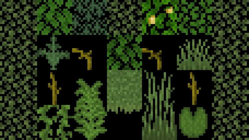 Template Green Minecraft Texture Pack