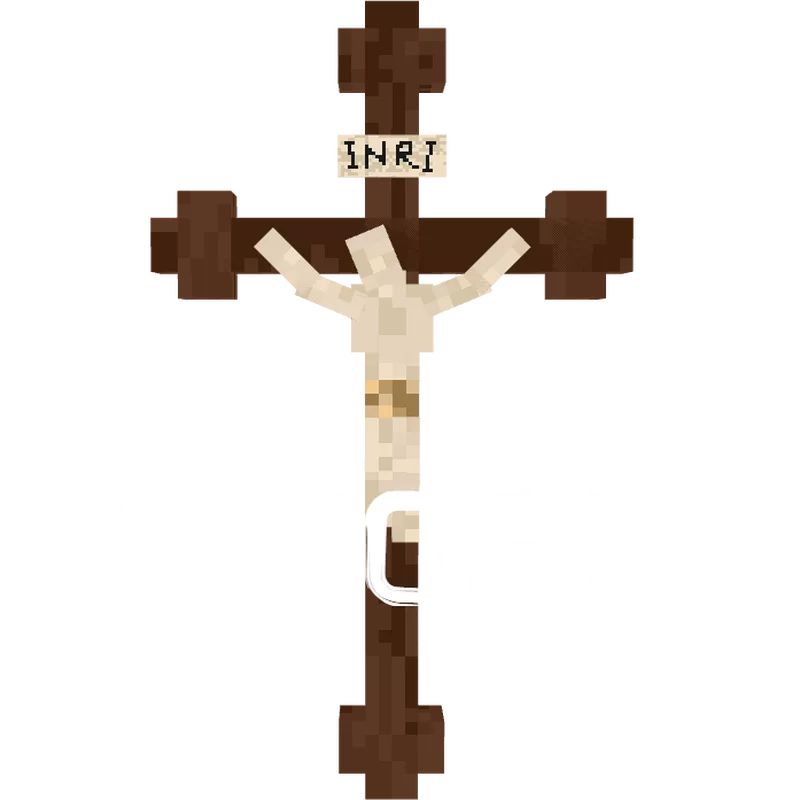 Wooden Crucifix Minecraft Texture Pack