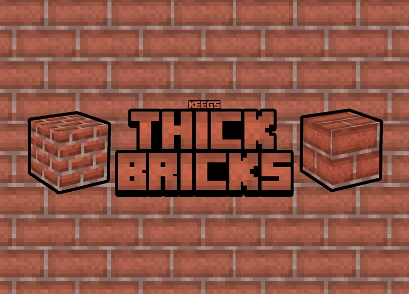 Keeg's Thick Bricks Minecraft Texture Pack