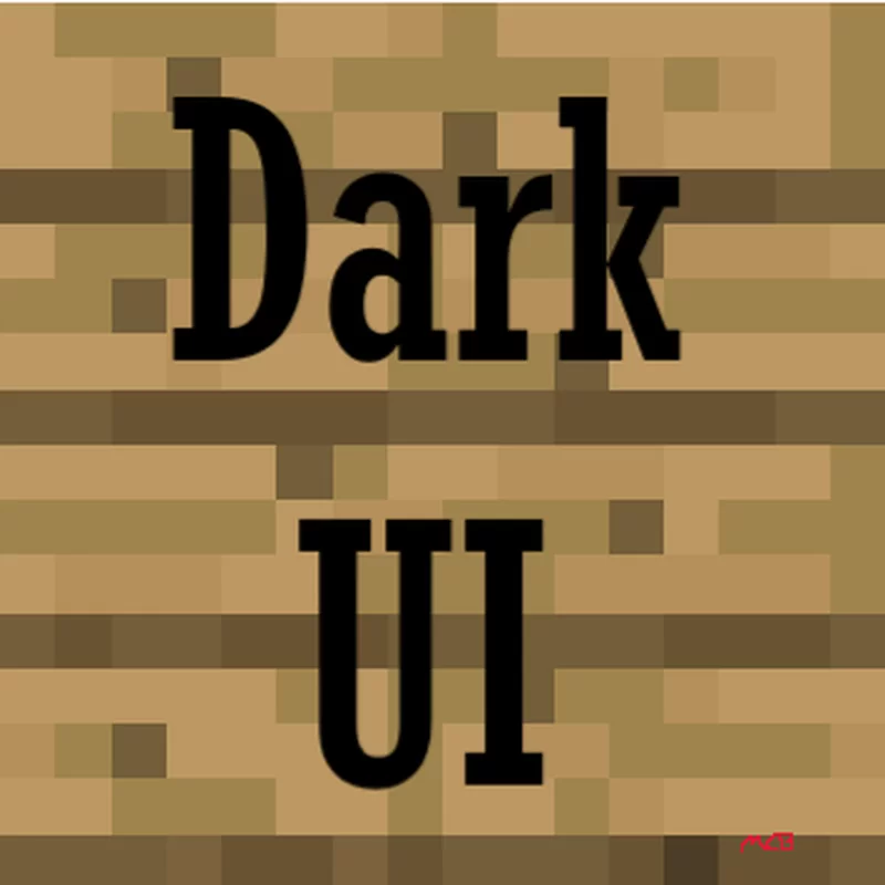 Dark UI by MCB Minecraft Texture Pack