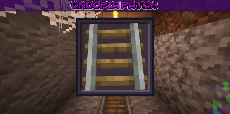 Undopia 3D Rails Minecraft Texture Pack
