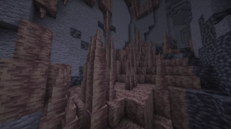 Undopia 3D Pointed Dripstone Minecraft Texture Pack