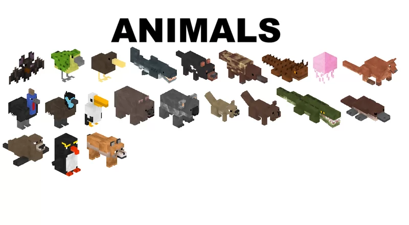 Australian Zoology Pack Minecraft Texture Pack