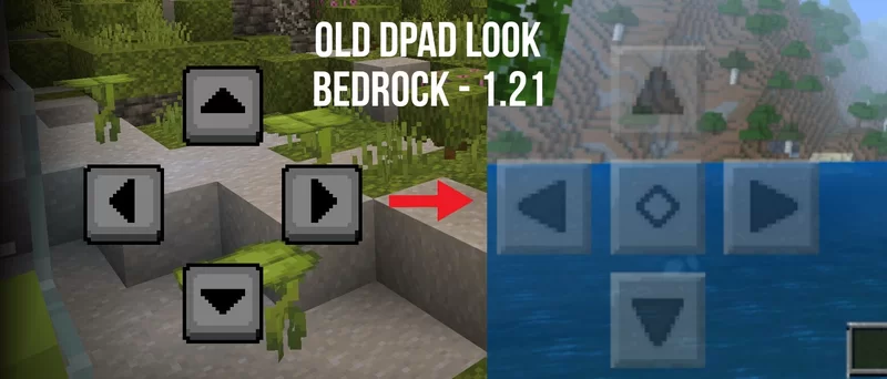 Old Dpad Look | Bedrock - 1.21 Minecraft Texture Pack