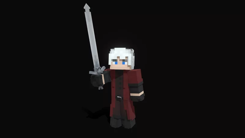Dante's sword | Rebellion | Devil May Cry Minecraft Texture Pack